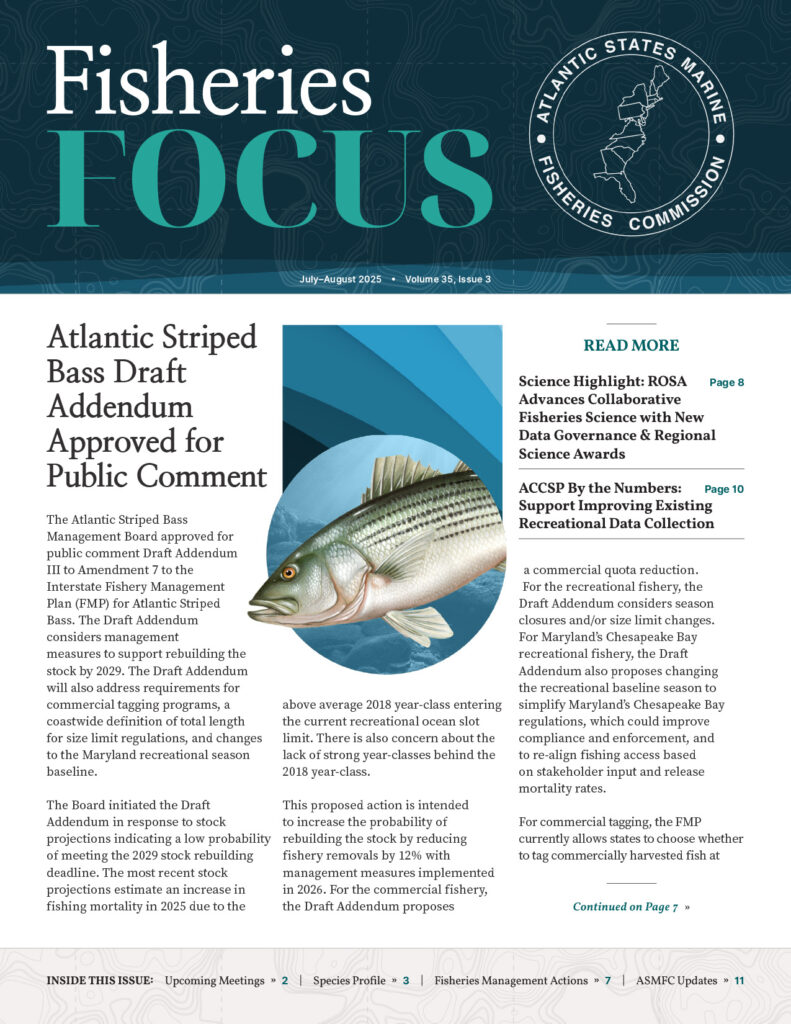 Fisheries Management - Atlantic States Marine Fisheries Commission